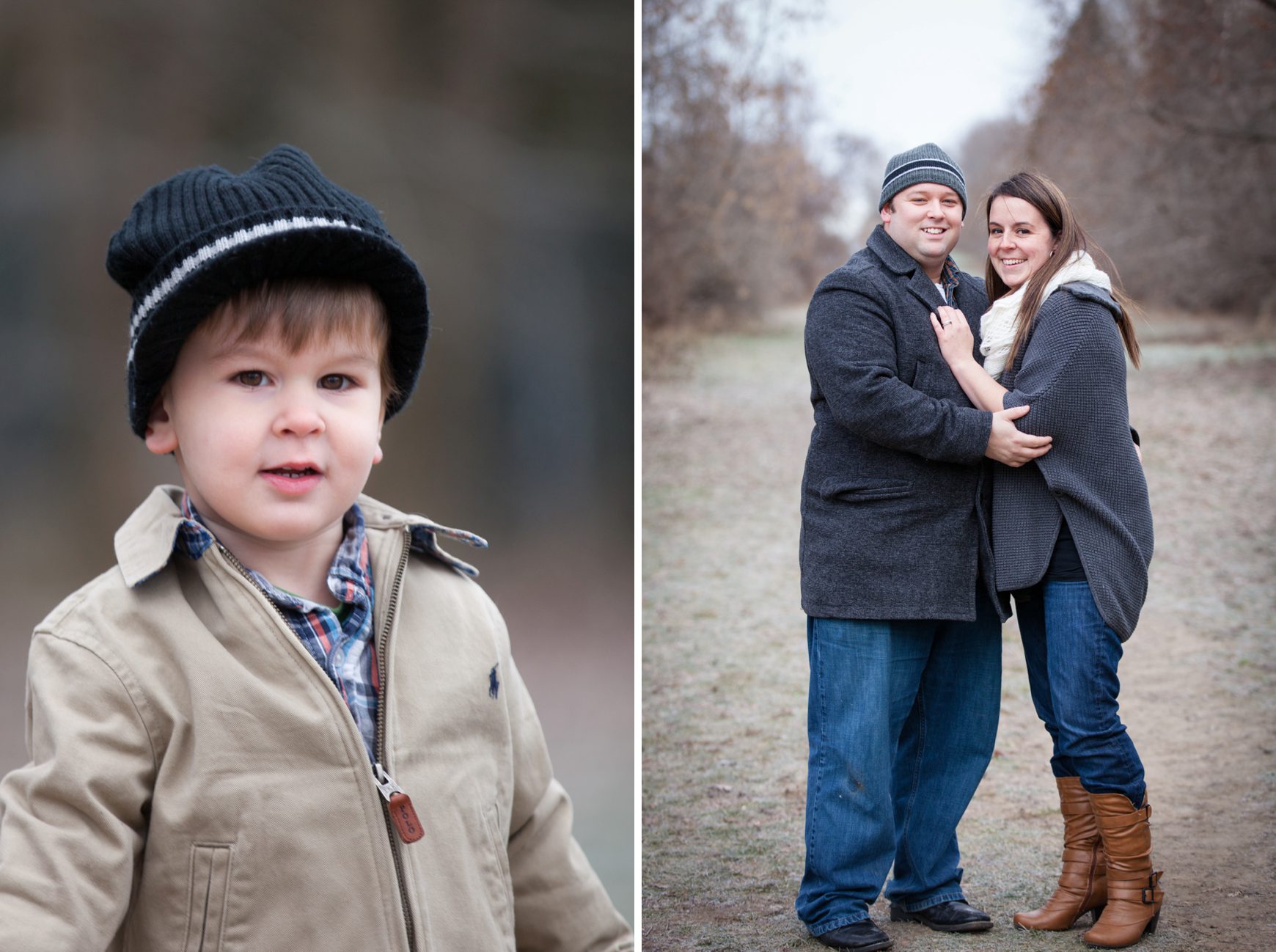 The Chartrand-Blais Family | A Winter Portrait Session | Ottawa Wedding ...