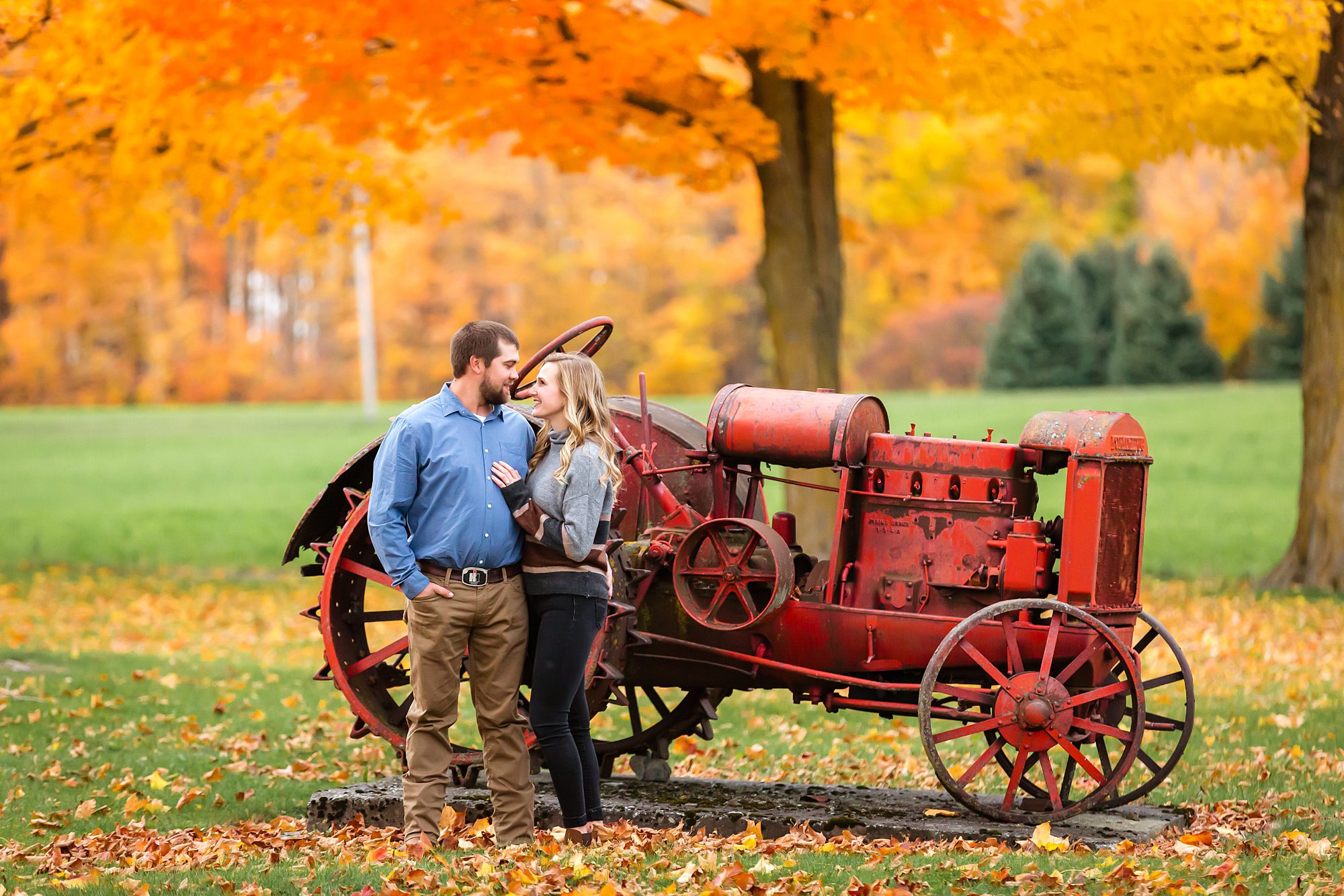 Farm Engagement Portraits in Crysler, Ontario | Tegan and Jake